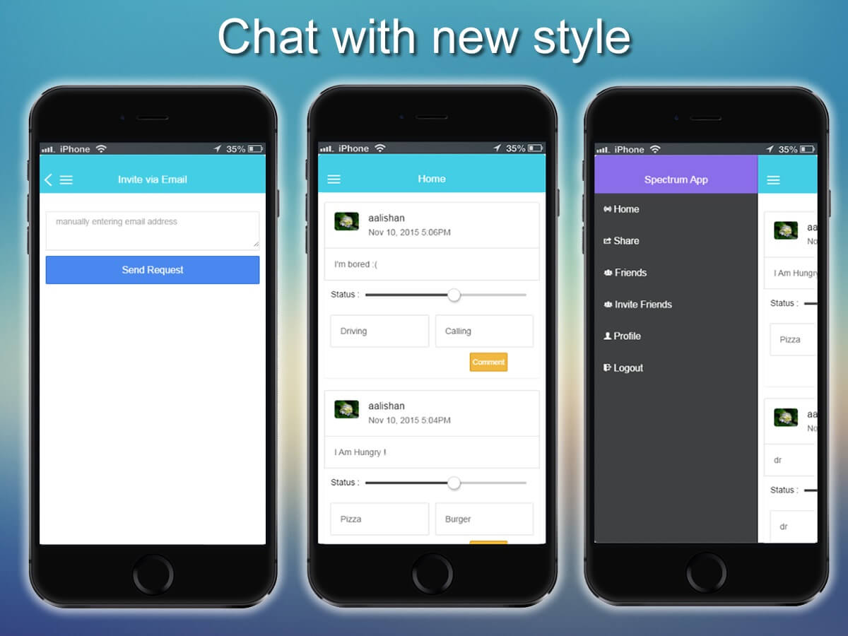 Downnload Game Templates Social Network App (Ionic + Parse) Source Code ...