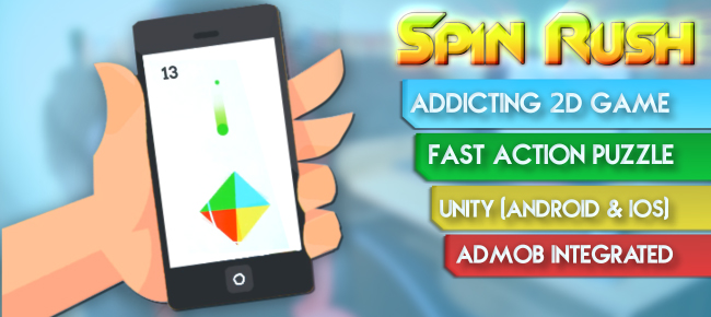 Spin Rush – 2D Addictive Action Puzzle game – Sell My App