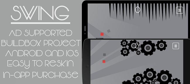 Swing – Complete Mobile Game, Buildbox 2 Project Included! – Sell My App