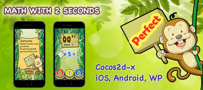 Math with 2 seconds – iOS, Android, WP (Cocos2d-x) – Sell My App