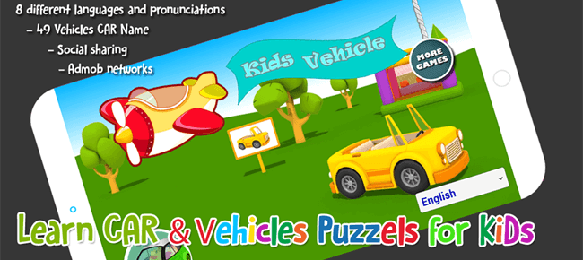 Learn Car & Vehicles Name and Sounds for KIDS – Sell My App