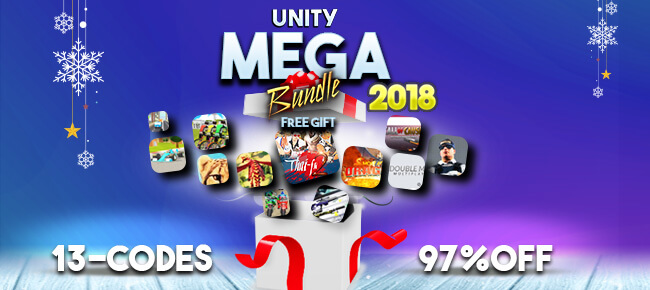 2018 Mega Unity 3D Bundle – 13 codes worth $5,017 USD – 97% OFF! – Sell My App