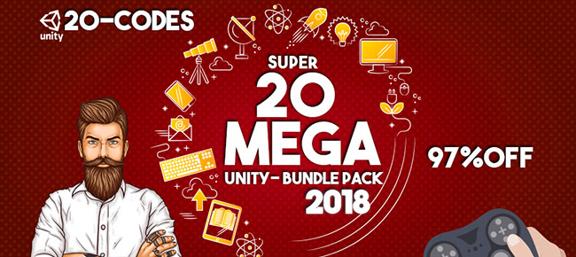 20-Super Mega Unity 3D Bundle 2018 worth $7,150 – 97% OFF! – Sell My App