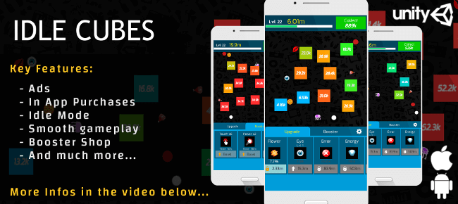 Idle Cubes – iOS/Android – Sell My App