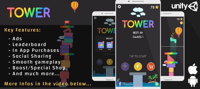 Perfect Tower – iOS/Android – Sell My App