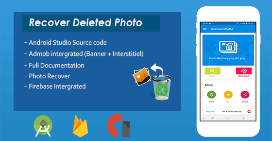 Recover Deleted Photo – Android Source Code – Sell My App