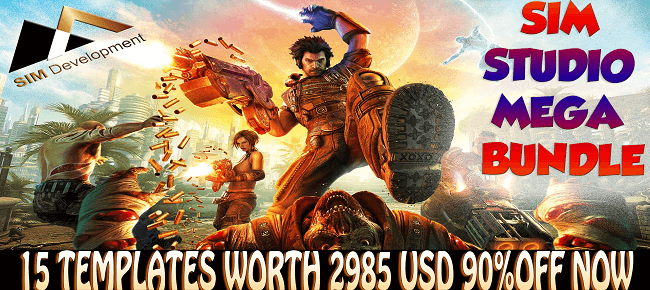 Sim Studio Mega Unity Bundle: 15 Source Codes Worth $2,985 USD -90% OFF NOW!! – Sell My App