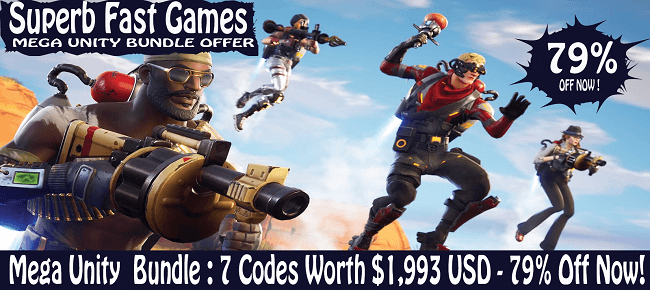 Superb Fast Games Mega Unity Bundle: 7 Codes Worth $1,993 USD -79% OFF ...