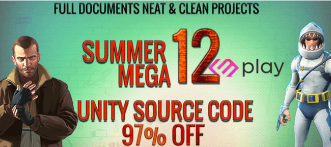 Summer Mega Sale: 12 Unity Source Codes worth $4,188 USD -97% OFF NOW ...