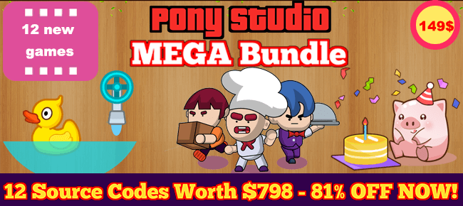 Pony Studio’s Summer MEGA Unity Bundle Offer: 12 Premium Source Codes ...